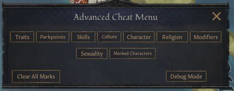 دانلود ماد Advanced Cheat Menu ModsClub