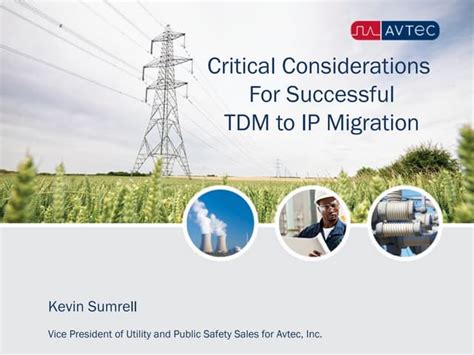 Utilities Tdm To Ip Ppt Computer Networking Computing