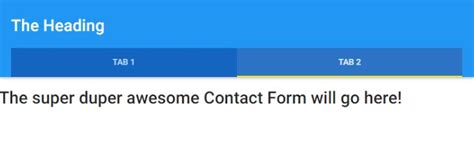 Angularjs Material Design Tabs Forms And Toasts ⋆ Bossable