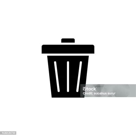 휴지통 아이콘입니다 아이콘은 응용 프로그램 아이콘 웹 아이콘 인포 그래픽에 사용할 수 있습니다 모든 유형의 인쇄 편집 가능한 스트로크 디자인 템플릿 벡터 감소에 대한 스톡