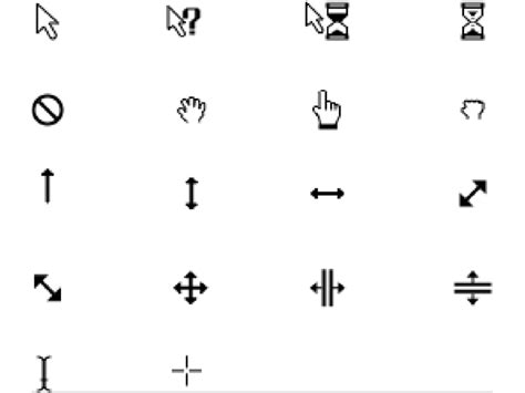 Cursors From Qt Ui Sketch Resource Free Sketch App Resources