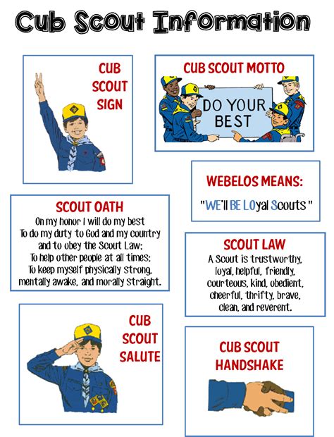 Cub Scout Printables Free Handy Printable Materials