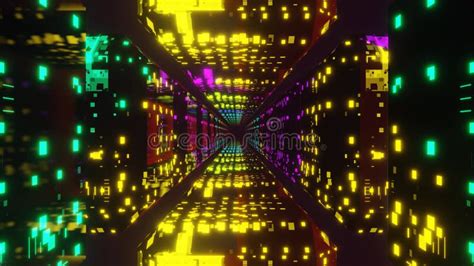 Seamless Endless Looping Animation Of The Rotational Movement Of High