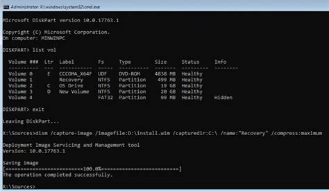 How To Create A Recovery Partition In Windows 10 Custom Factory Reset