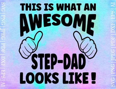 Awesome Step Dad SVG Graphic By SeleART Creative Fabrica