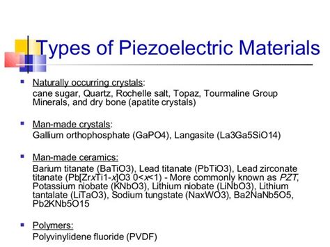 Piezoelectric Effect Hana Basheer
