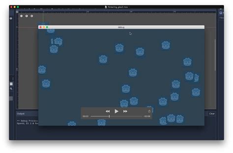 Gles2 Cpuparticles2d Cause Flicker Flashes Erratic Behaviour On Screen On Osx Ios Export