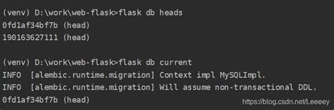 Flaskmigrate做数据库迁移时报错：error Root Error Target Database Is Not Up To