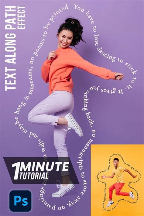 Wrap Text Around Object Effect In Photoshop Photoshop Text Effects Social Media Design Photoshop