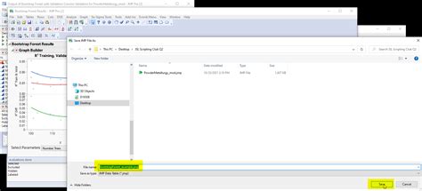 graphical user interface to automate the process of model tuning jmp