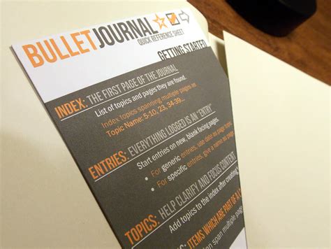 Bullet Reference Card Behance