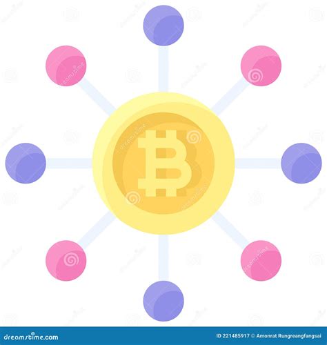 Decentralization Icon Decentralized System Concept Symbol Desig Vector