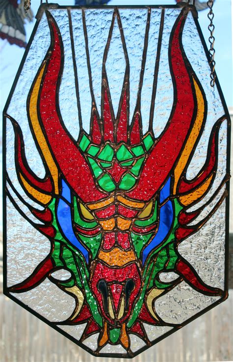 Dragon Patterns For Stained Glass At Chloe Mays Blog