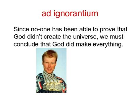 A Summary Of Common Fallacies Ad Ignorantiam