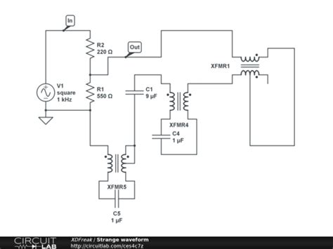 Strange Waveform Circuitlab