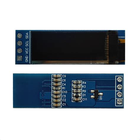 0 91 Inch Ssd1306 4pin 128x32 I2c Oled Display