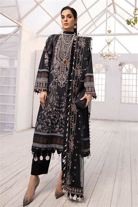 3 Pc Unstitched Digital Printed Jacquard Suit Ellena