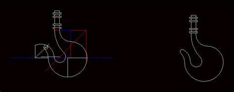 Hook Hook Drawn 2d Dwg Block For Autocad • Designs Cad