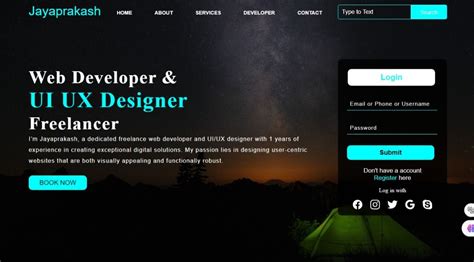 Jayaprakash S On Linkedin My First Html Css Project Completed