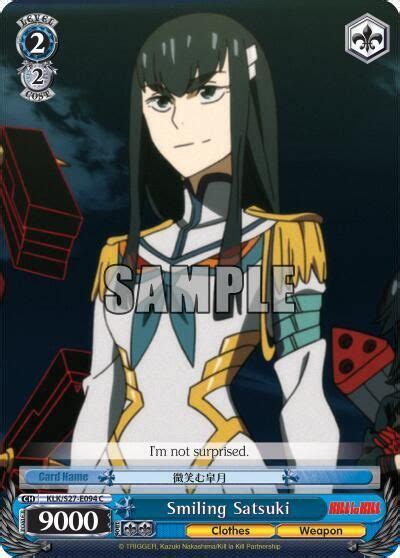 Smiling Satsuki Kill La Kill Klks27 Kill La Kill