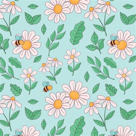 Free Vector Hand Drawn Spring Pattern Design
