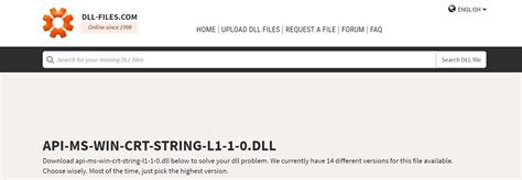 api ms win crt string l1 1 0 dll missing 5 ways to fix