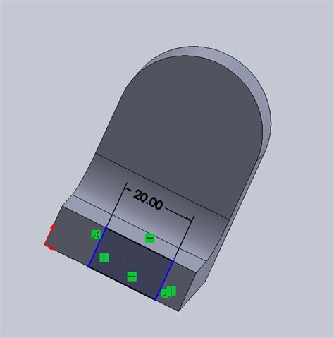 Dimensioning Rectangle To A Midpoint R Solidworks
