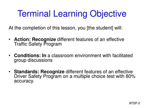 PPT Army Traffic Safety Program INTRODUCTORY COURSE 1 PowerPoint Presentation ID 3960825