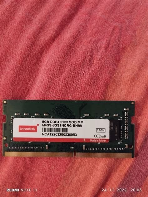 Ddr4 8gb 2133mhz 260pin Innodisk