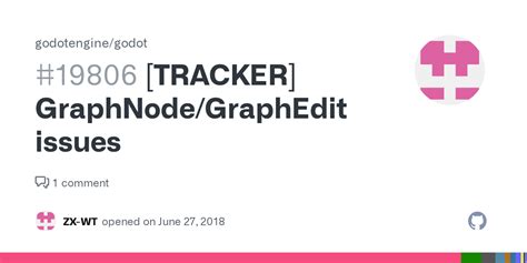Tracker Graphnodegraphedit Issues · Issue 19806 · Godotenginegodot