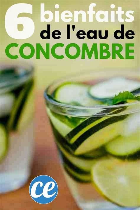 6 Bienfaits Incroyables De Leau De Concombre Pour Votre Santé