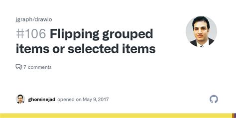Flipping Grouped Items Or Selected Items · Issue 106 · Jgraphdrawio · Github