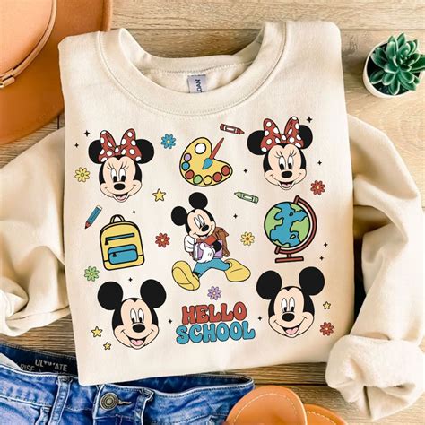 Mickeyy Mouse Welcome Back To School Png First Day Of School Png