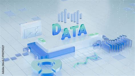 digital data network binary code running big data concept dark blue number grid dot line 3d