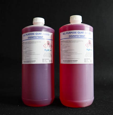 All Purpose Quat Based Disinfectant 1 Liter Hydron Corporation