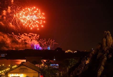 Watching Fireworks From Disneys Polynesian Resort Dvc Rental Store