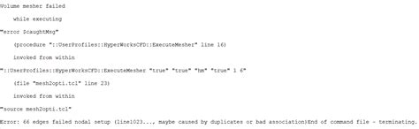 Error While Executing Test Model In HyperStudy Altair Community