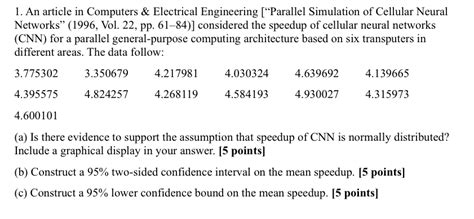 Solved An Article In Computers And Electrical Engineering