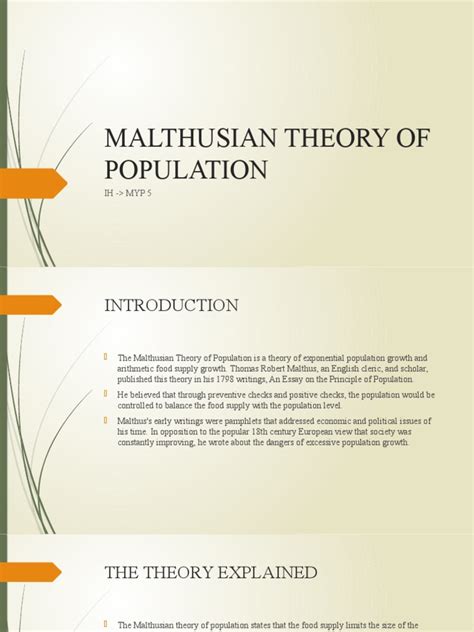 Population Malthusian Theory Pdf Economic Growth Economies