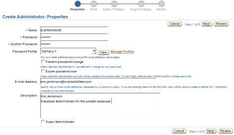 Privileges Roles And Users In Oracle Enterprise Manager 11gr1 Grid Control