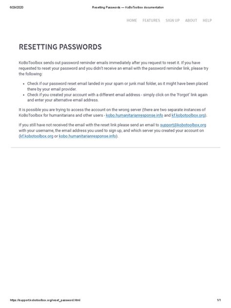 6resetting Passwords Kobotoolbox Documentation6 Pdf