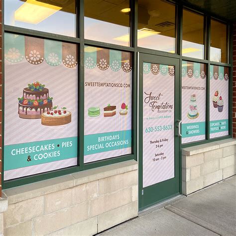 Sweet Temptations Window Graphics On Behance