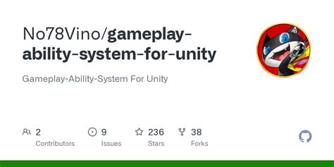 Github No78vinogameplay Ability System For Unity Gameplay Ability System For Unity