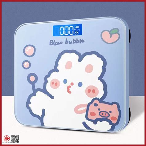 เครื่องชั่งน้ำหนักดิจิตอล ลายการ์ตูน หน้าจอ Lcd รองรับน้ำหนักได้ 180 Kg ขนาด 25x20 Cm Shopee