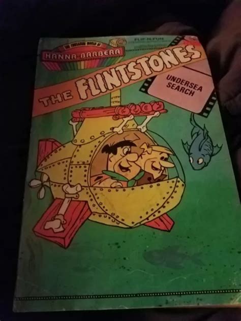 The Flintstones Flip N Fun Coloring Book Hanna Barbera 1978 £678