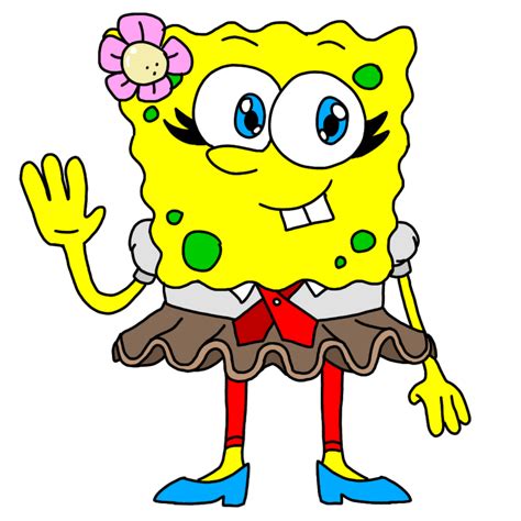 Spongebob As Genderswap Her Name Is Spongebobby By Electro512 On