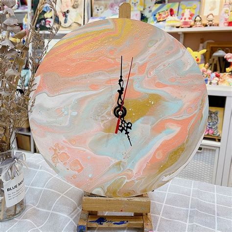【workshops】fluid Clock Fluid Painting Flow Animation Experience