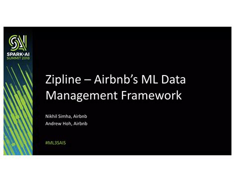 Airbnb Zipline Airbnbs Machine Learning Data Management Platform Pdf