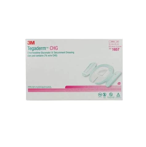 Tegaderm Chg Dressing 1657r Box 25 Mcfarlane Medical