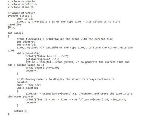 Solved I Want A Simple C Language Code I Want A Simple C
